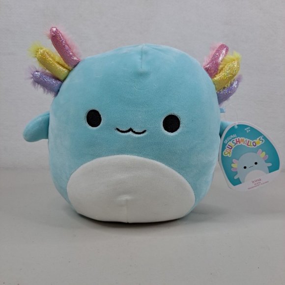 Squishmallows | Toys | Squishmallow 8 Irina Axolotl Soft Blue Sea Life ...